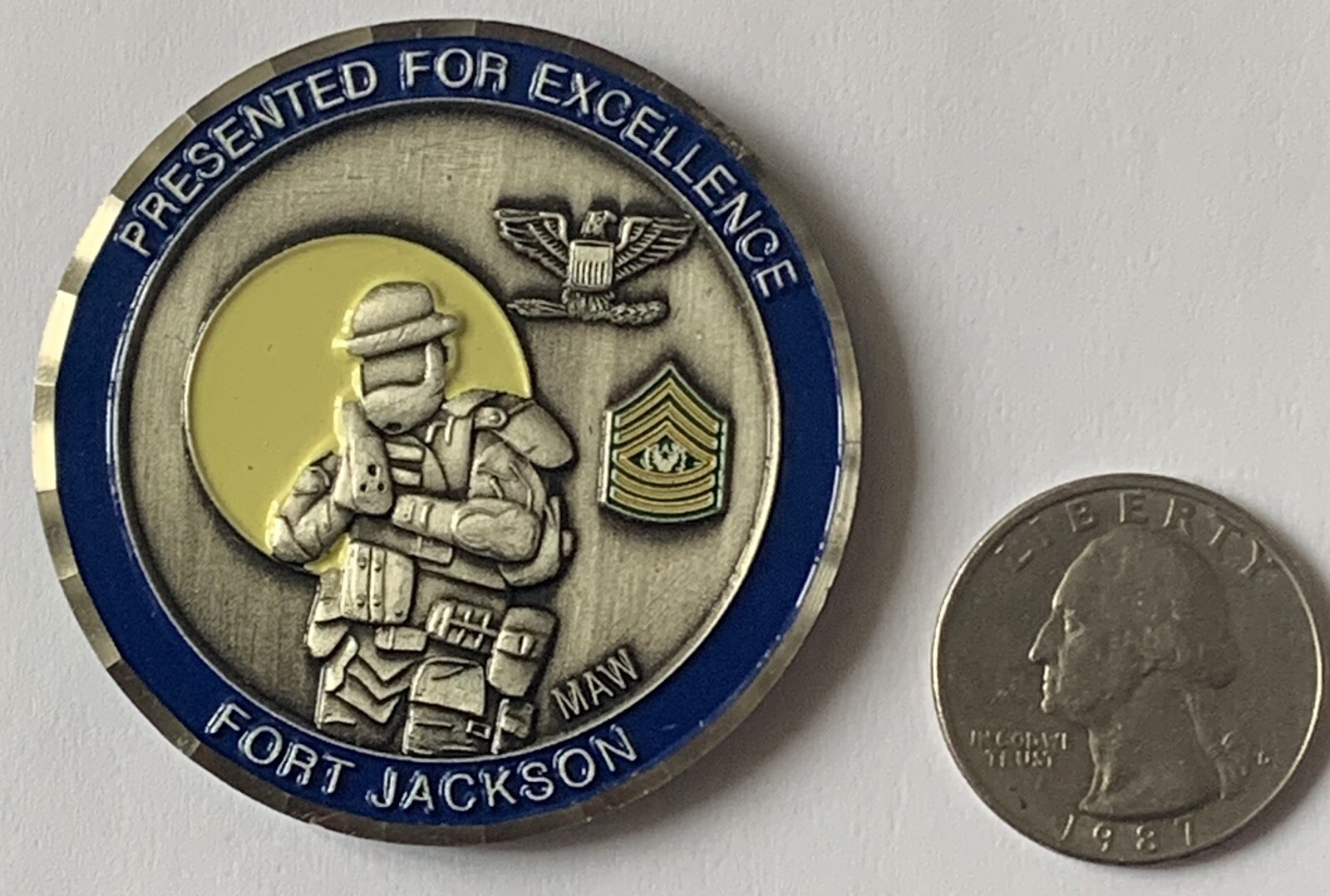 FORT JACKSON 4th Training Brigade ~ Vanguard Challenge Coin [1C1] | eBay