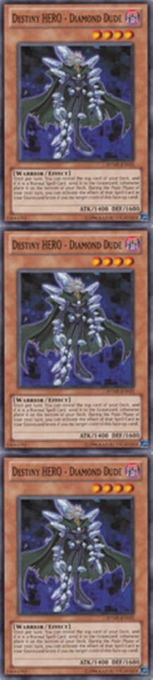 Destiny HERO - Diamond Dude X 3 RYMP-EN033 Common Yugioh | eBay