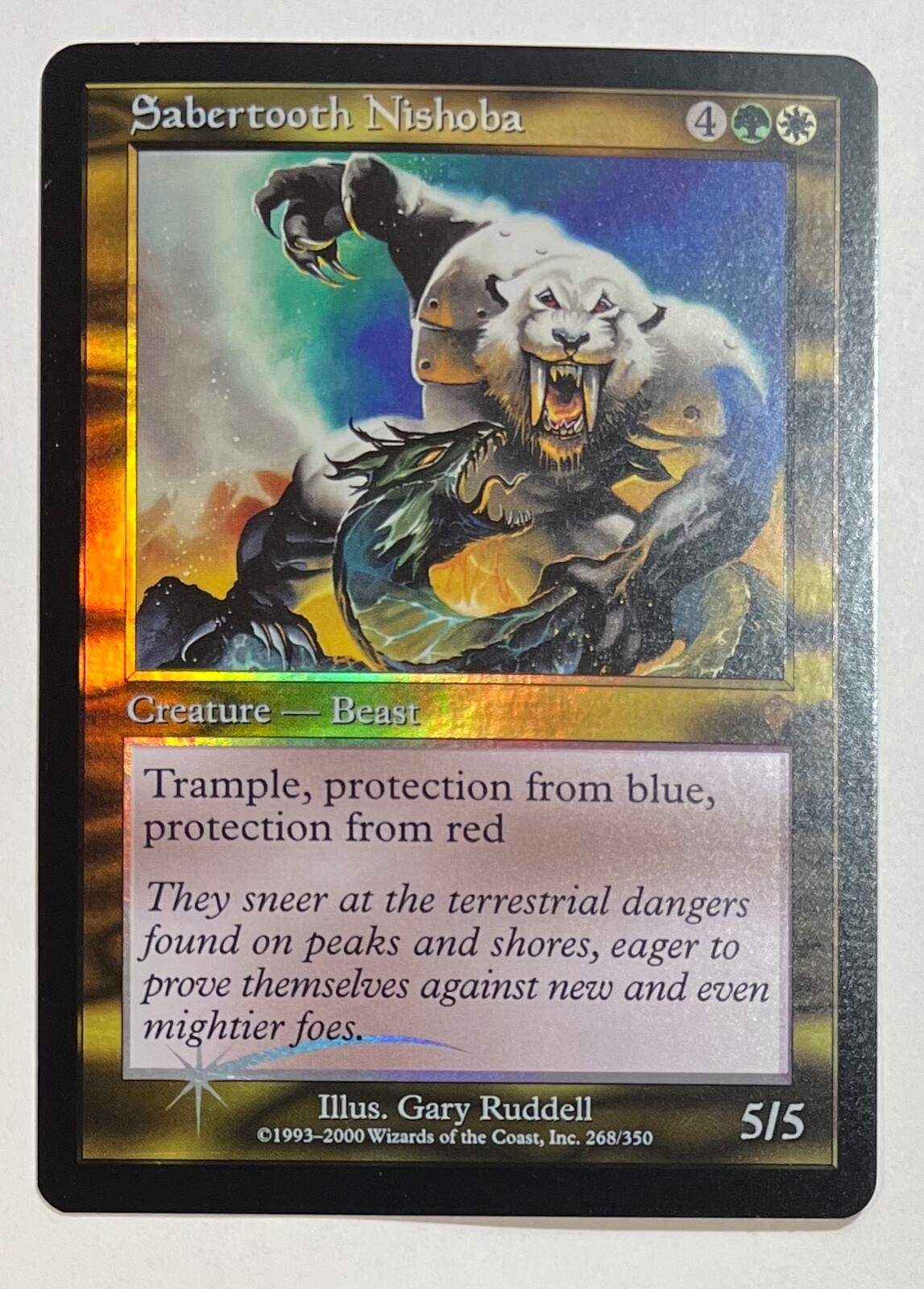 MTG SABERTOOTH NISHOBA (FOIL) Invasion (OldManMTG 003-861) | eBay