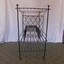 VTG MCM Mid Century Modern Black Metal Wire Magazine Record Rack Table ...