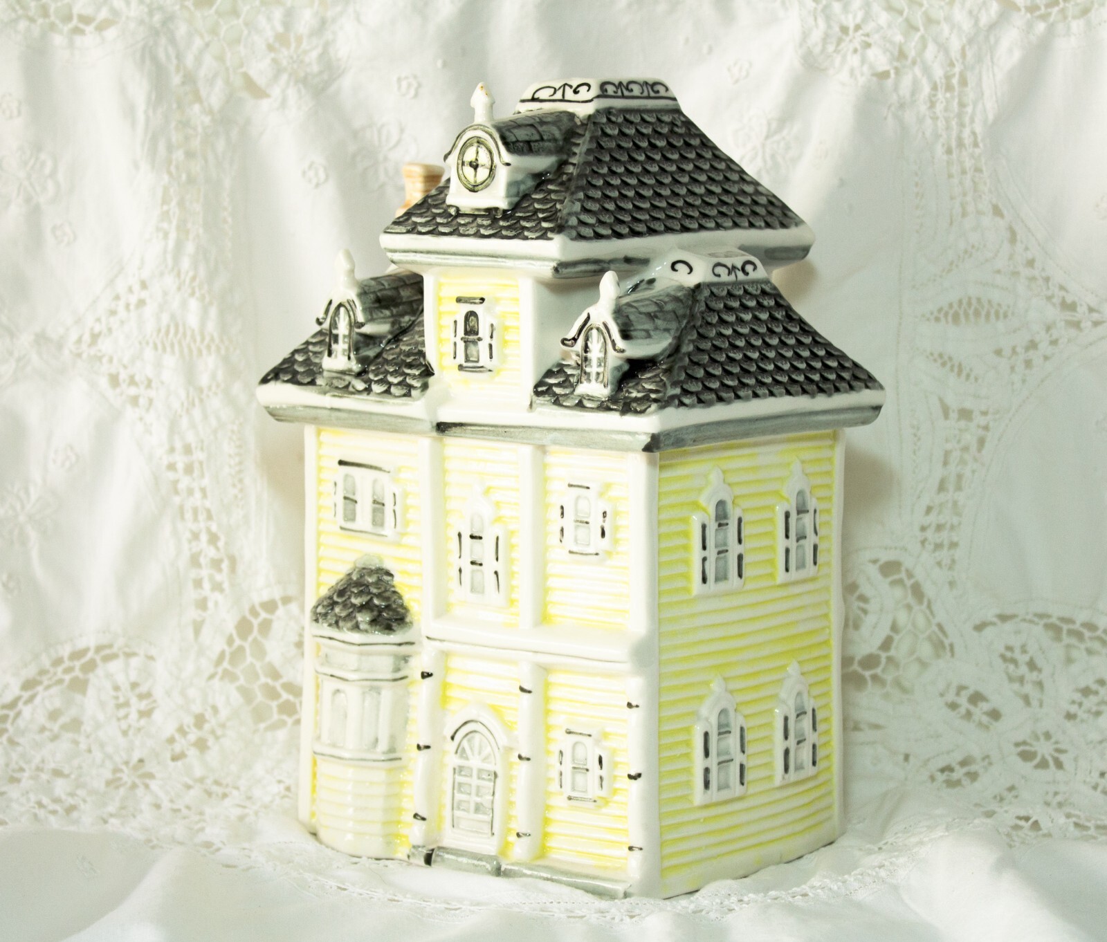 Victorian House Cookie Jar Small Town Kitchen Decor | eBay