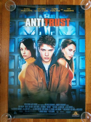 ANTITRUST Movie POSTER 27x40 C Ryan Phillippe Tim Robbins Rachael Leigh ...