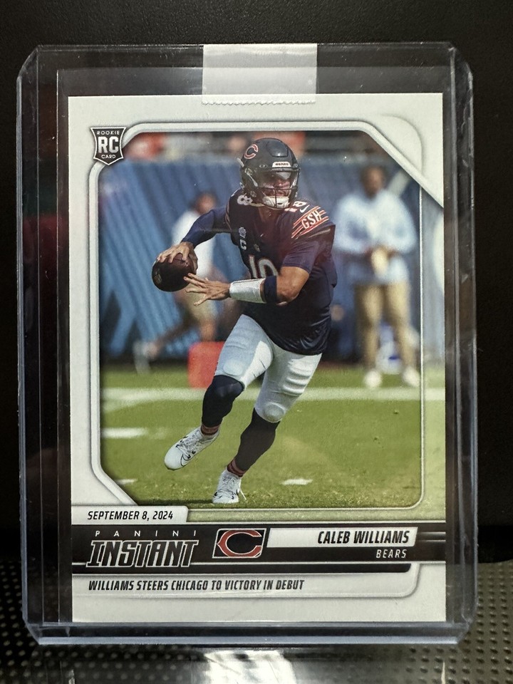 2024 Panini Instant #26 Caleb Williams Makes NFL Debut Rookie 25 Card ...
