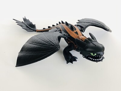 How to train your dragon, toothless action figure 9”x 9” Dreamworks ...