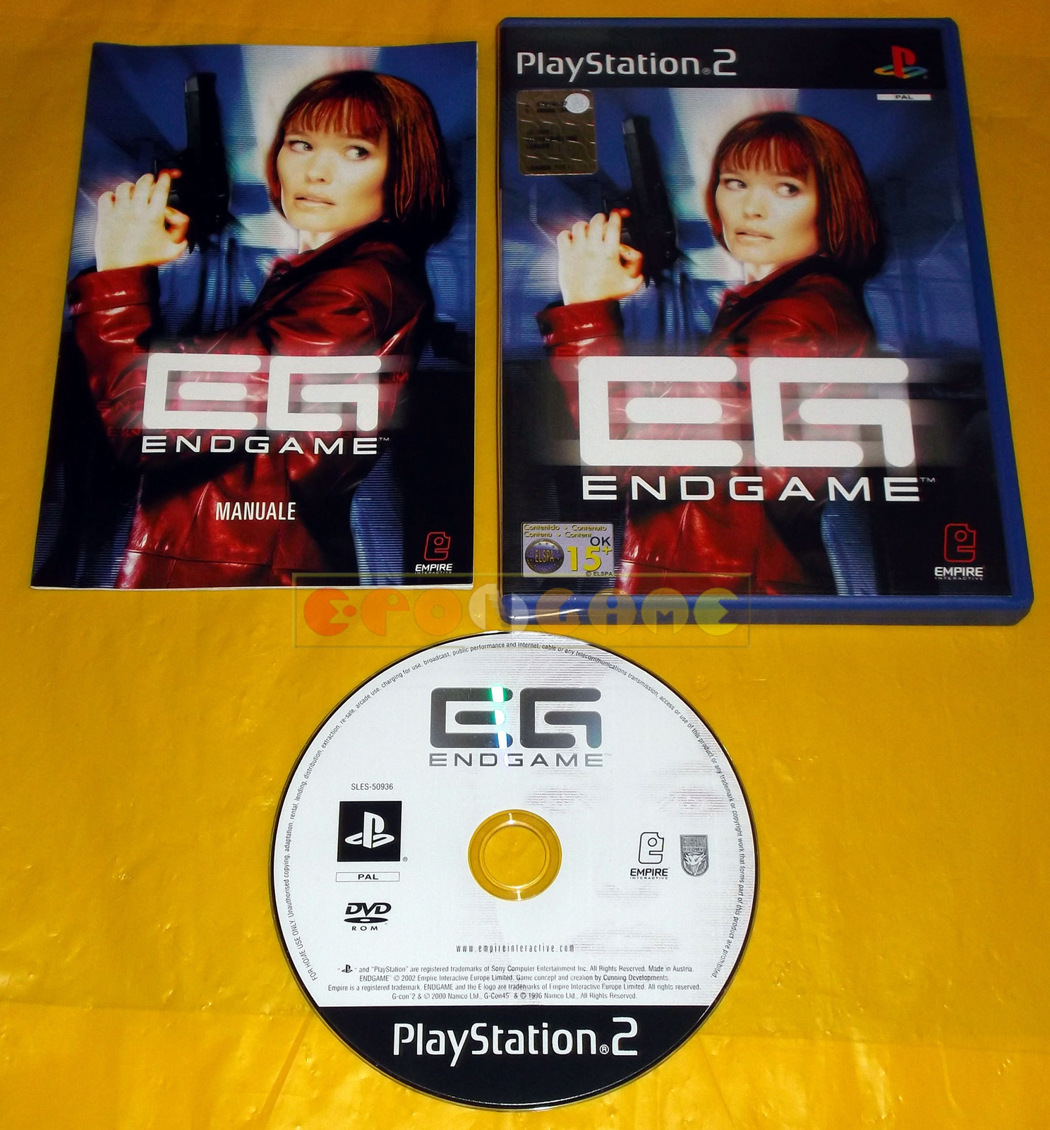 ENDGAME Ps2 End Game Official Italian Version 1st Edition - COMPLETE ...