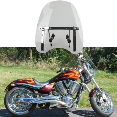 7/8" Handlebar Clear Windscreen Windshield Motorcycle For Victory ...