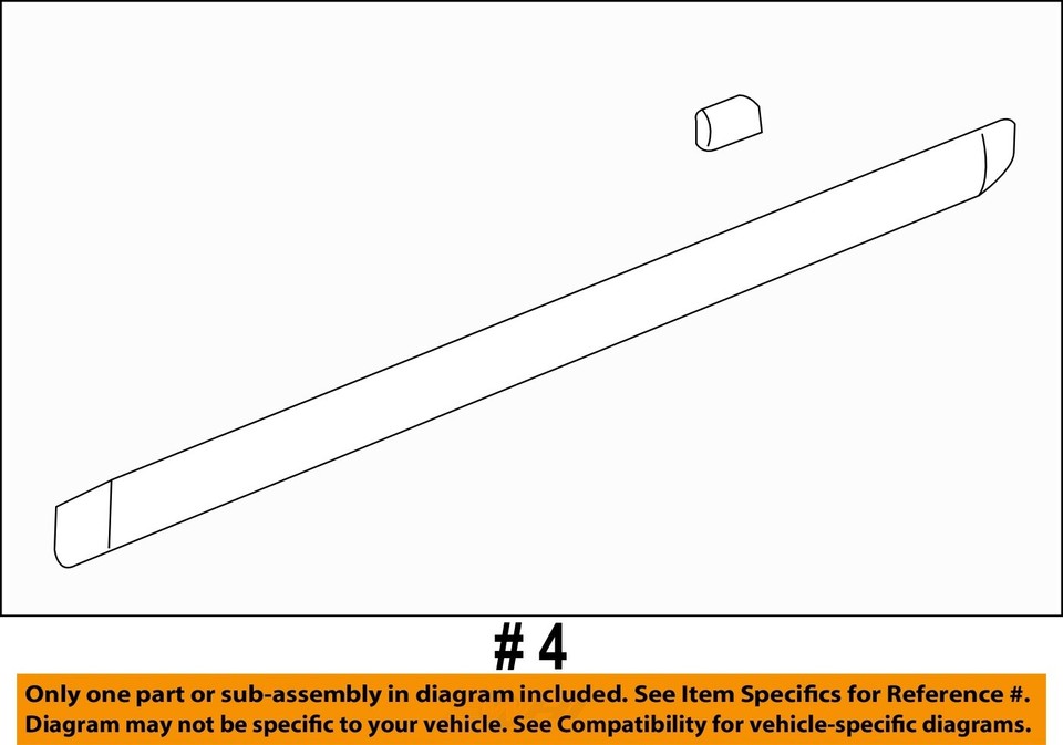 GM OEM 07-17 Acadia Limited Rear Door Exterior Trim-Side Molding ...