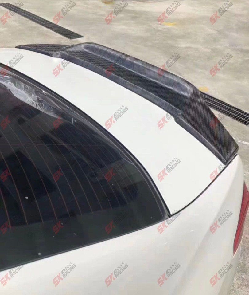 Rear Trunk Spoiler Wing Kits Fits For BMW M5 F90 2018-23 Real Carbon ...