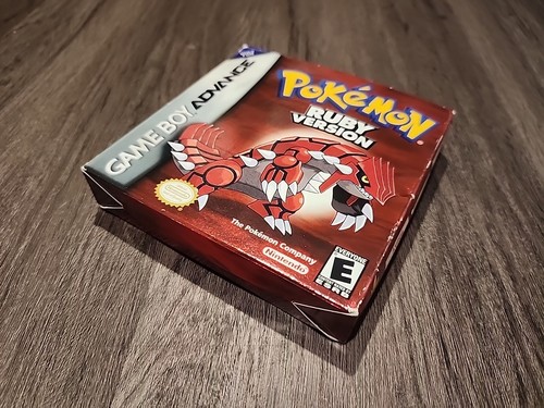 Pokemon Ruby (2003) Nintendo GameBoy Advance GBA - BOX & MANUAL ONLY ...