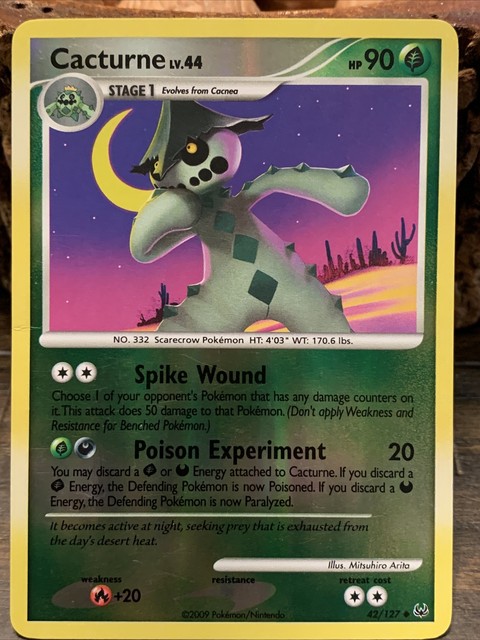 Pokémon TCG Cacturne Platinum 42 Regular Uncommon for sale online | eBay