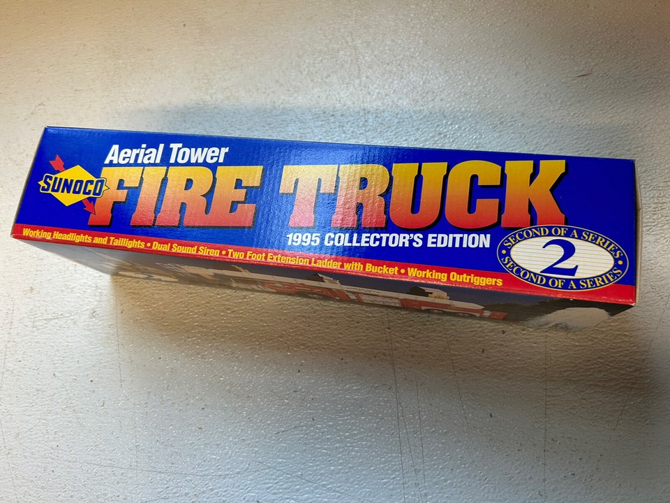 1995 Sunoco Aerial Tower Fire Truck 1/35 Scale Collector's Edition In ...