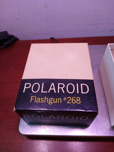 Vintage Polaroid Flashgun 268 With Box Untested | eBay