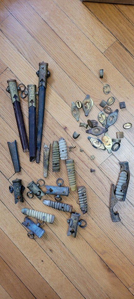 Navy Dagger And lot of Japanese WWII Navy Dagger/Tanto parts | eBay