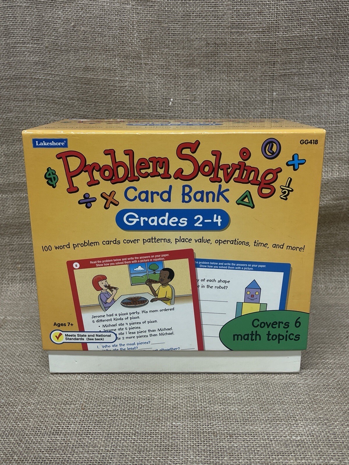 Lakeshore Problem Solving Card Bank - Grades 2-4, Math Topics | eBay