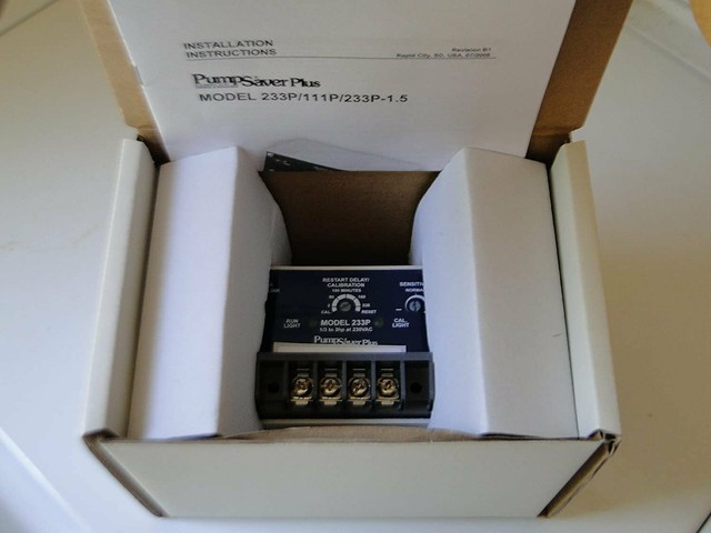 SymCom PumpSaver Plus Single-Phase Model 233P 230V for 1/3-3HP Pumps ...