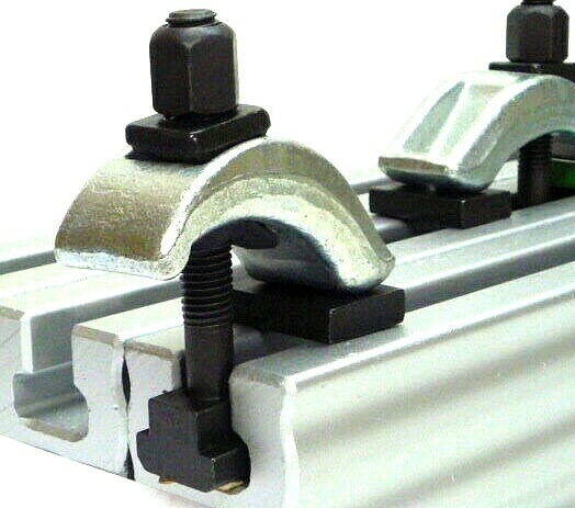 Spannpratzen set - Schnellspanner für T-Nutenbreite 8 - 16 mm , T ...