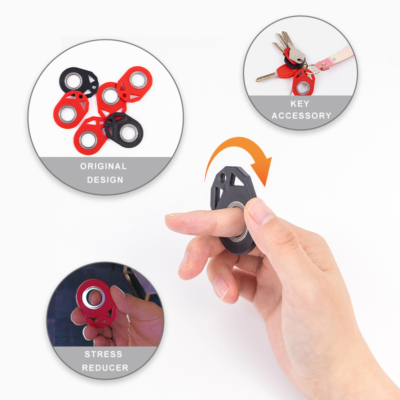 Creative Fidget Spinner Toy Keychain Hand Spinner Anti-Anxiety Toy ...