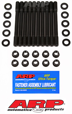 ARP Head Stud Kit 12-Point Nuts for Nissan CA16DE 1.6 CA18DE 1.8 Under ...