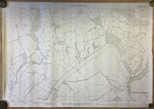 Ordnance Survey 1893 map of Ribchester Eastern Area, Lancashire : Sheet ...