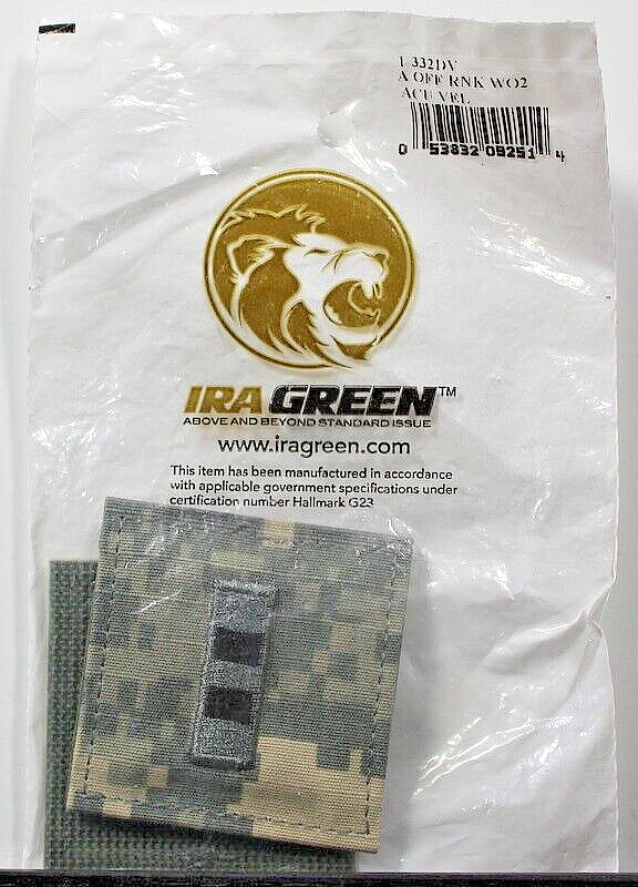 US Army Chief Warrant Officer Two CWO-2 Universal Camouflage Pattern ...