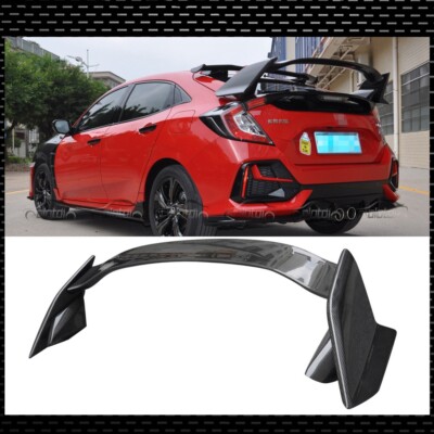 Rear Trunk Wing Spoiler For Honda Civic FK7 FK8 Type-R Hatchback Carbon ...