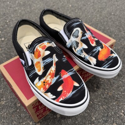 Koi Fish Slip On Vans Shoes Customized | eBay