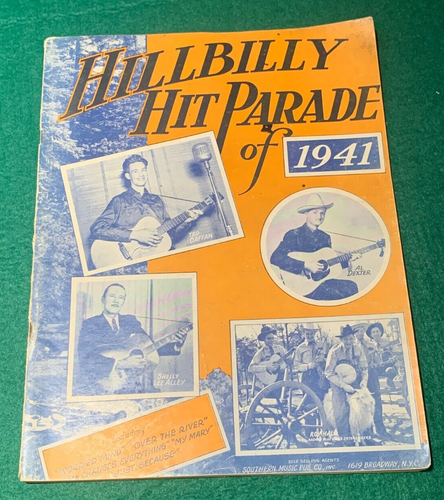 Song Book - Hillbilly Hit Parade of 1941 - Country Music | eBay