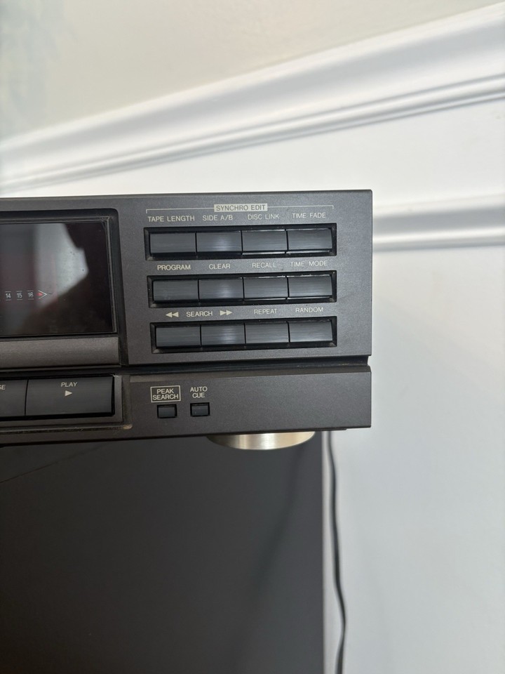 Vintage Technics Mash CD player model SL-PG100 No Remote Works Well | eBay