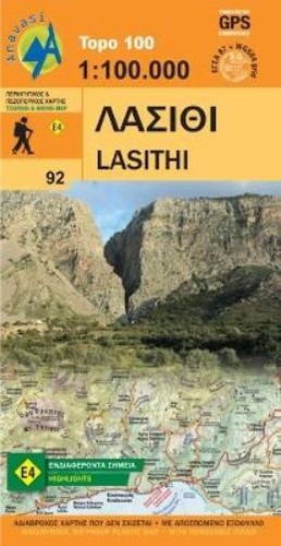 Lasithi - Crete (Map)