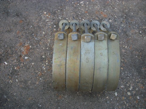 Lot of new (5) each 5" Steel City Kindorf Conduit Pipe Hanger | eBay