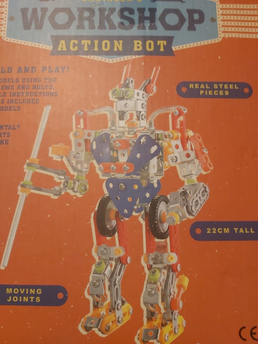 Junior Engineer Workshop Action Bot Kids Children Model Kit Junior