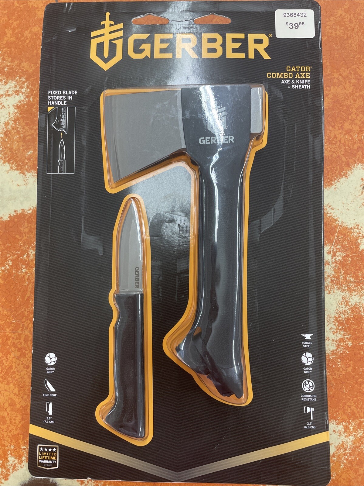 Gerber Outdoor Gear Gator Combo Axe with Knife + Sheath Black | eBay