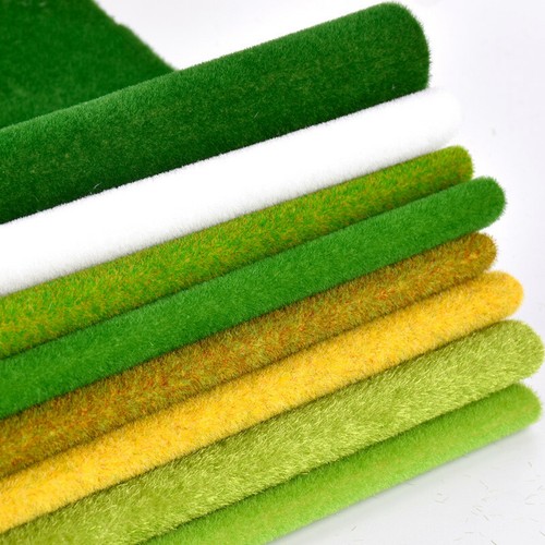 Faux Grass Landscape Turf Mat Model DIY 00 N Gauge Paper Scenery Layout ...