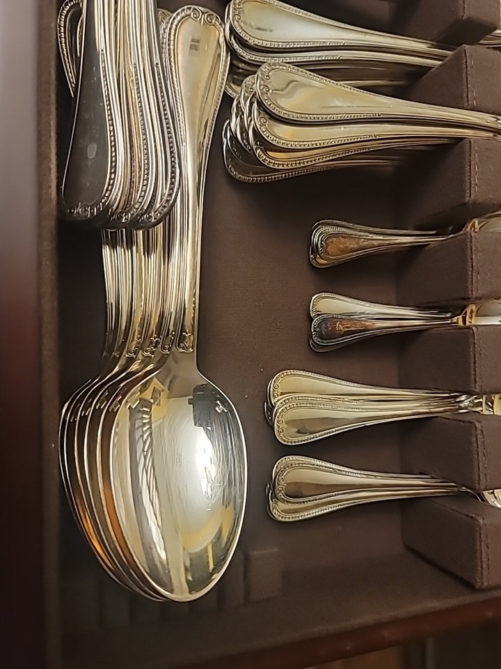 83 PC CHRISTOFLE MALMAISON FLATWARE ( Itemized List Below) | eBay