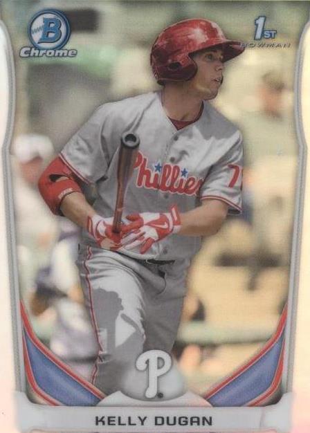 2014 Bowman Chrome - Prospects Kelly Dugan #BCP14 Refractor /500 (RC ...