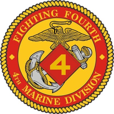 USMC 4th Marine Division Self-adhesive Vinyl Decal | eBay