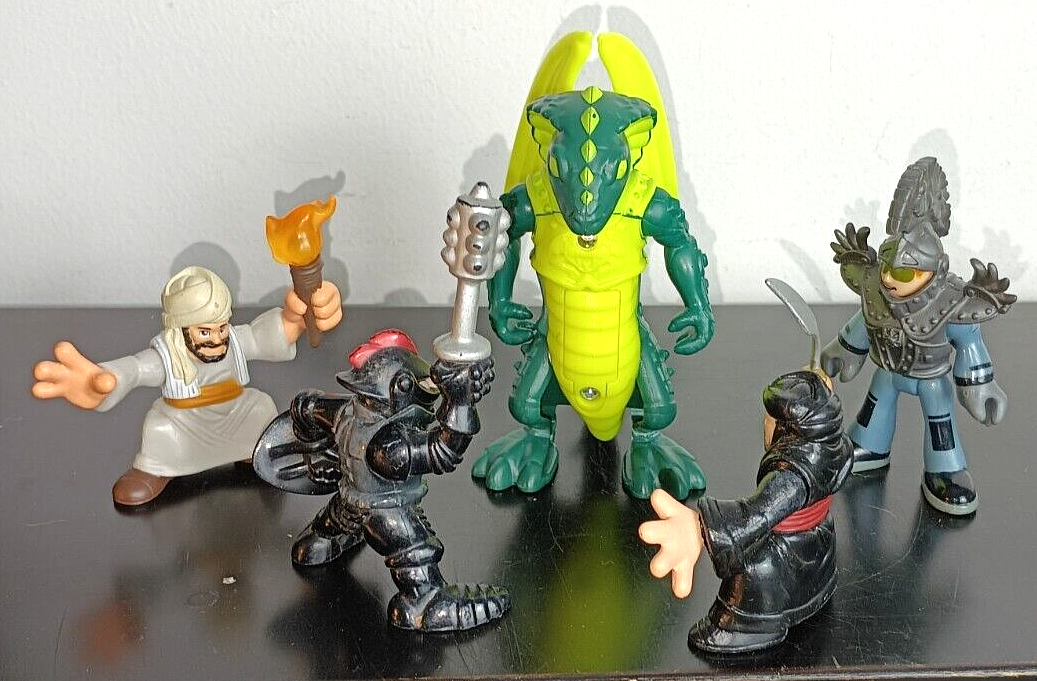 Fisher Price Imaginext Great Adventures Arabian Knights, Dragon, Castle ...