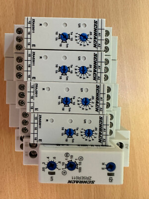 6 x Schrack Timers DIN rail ZRAE0011 and ZR5ER011 | eBay