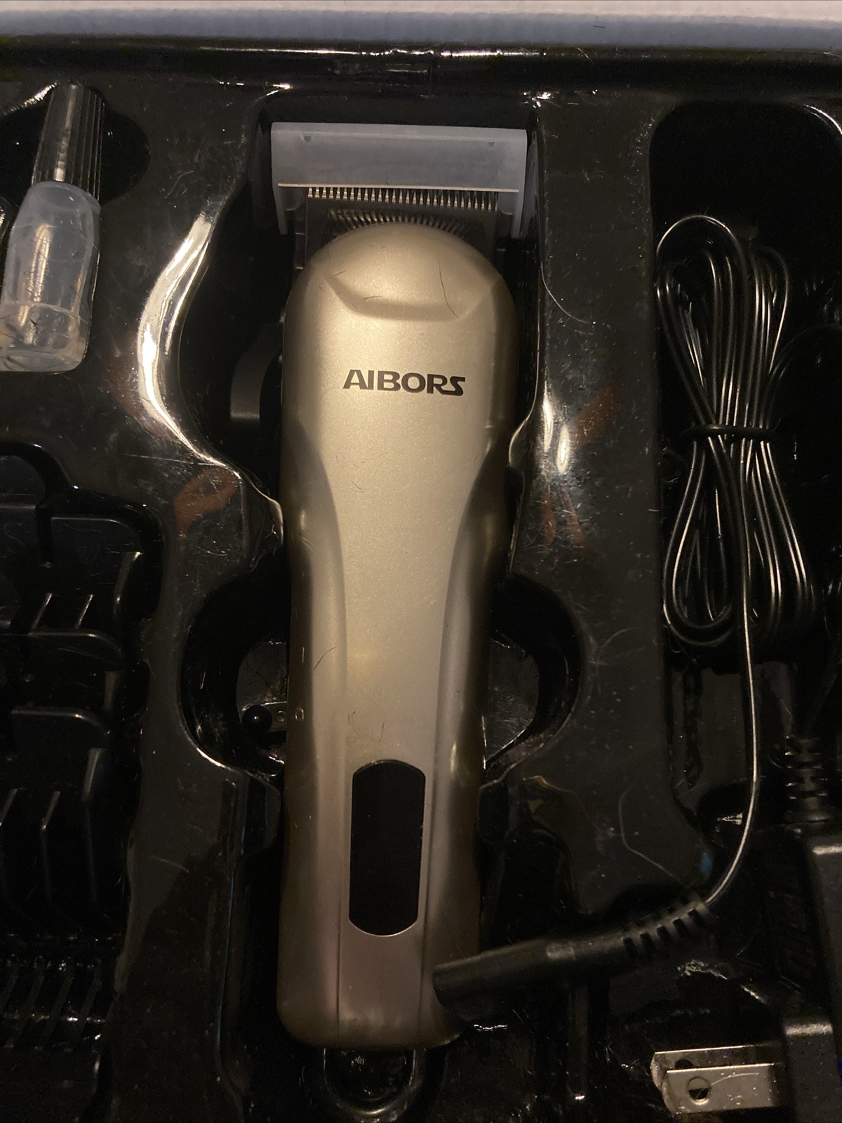 AIBORS Dog Grooming Clippers kit Wireless Rechargeable Gold Stainless ...