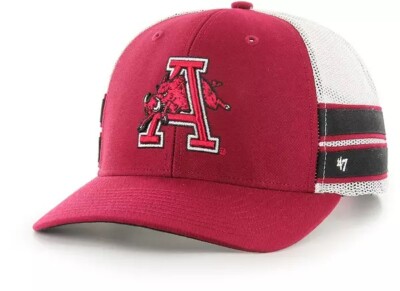 '47 Brand Arkansas Razorbacks Vintage Retro Trucker Snapback Hat ...