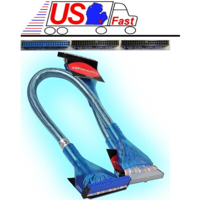 Lot5pk 24"inch Dual 2 device IDE HD/HDD U-133 PATA Round Cable/Cord ...
