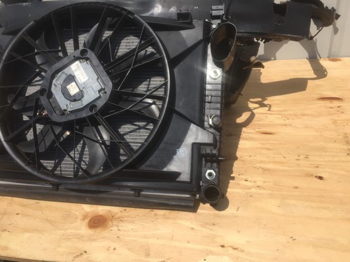 MERCEDES R230 SL500 FRONT CLIP ENGINE RADIATOR COOLING AC FAN MOTOR OEM ...