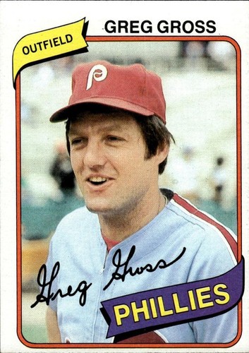 GREG GROSS 1980 Topps #718 BUY ANY 2 ITEMS FOR 50% OFF B209R4S14P13 | eBay