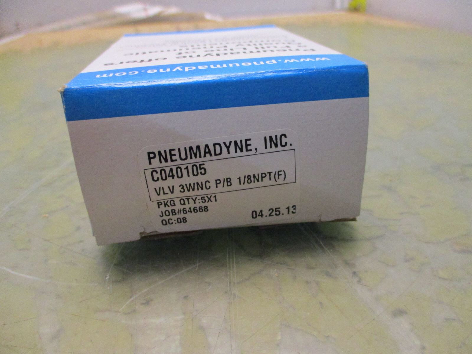 Box of 5x Pneumadyne C040105 Manual Air Control Valve 1/8NPT(f) [5*K-8. ...