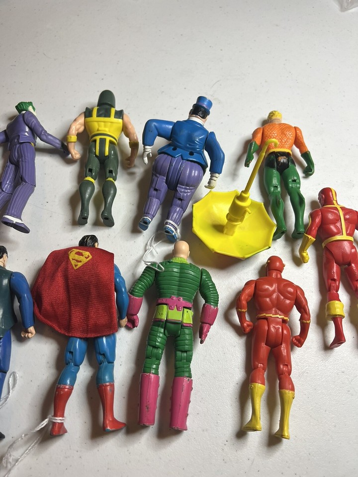 Vintage 1984 Kenner DC Super Powers Action Figures Lot with Clark Kent ...