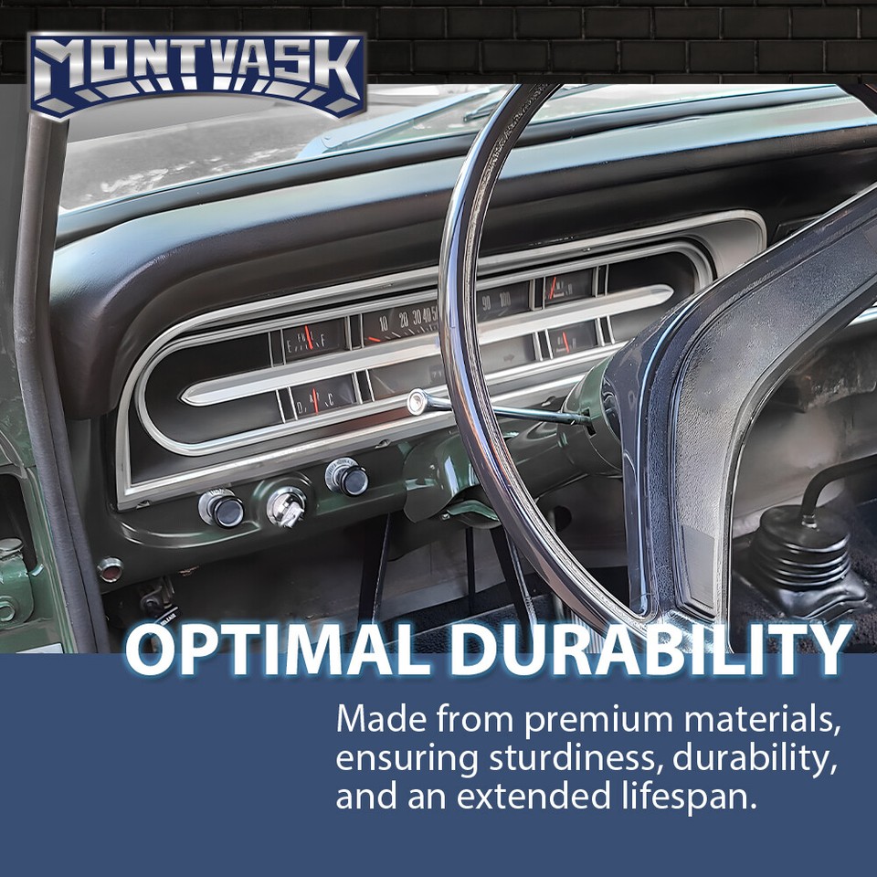 Fit For 67 68 69 70 71 72 Ford Truck F100 F250 F350 Chrome & Black Dash ...