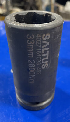 Saltus 4027161033, 33mm Deep Surface Drive Socket, 1" Drive NEW | eBay