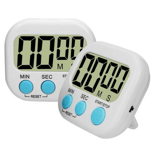 Wall Mounted Kitchen Timer Countdown Lcd Digital with Magnetic Stand ...