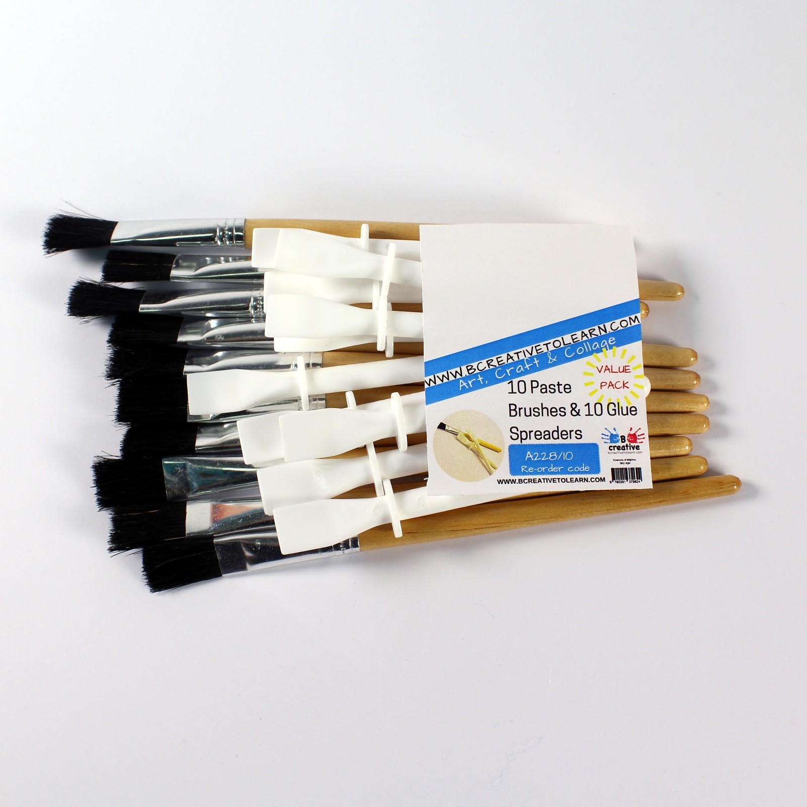PVA Glue Spreaders & Brushes Craft Paste SET Ideal for Schools ...