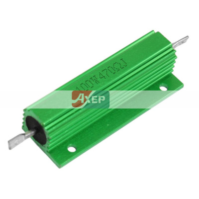 A 100 Watt 470 Ohm Green Aluminum Wire Wound Housed Resistor | eBay